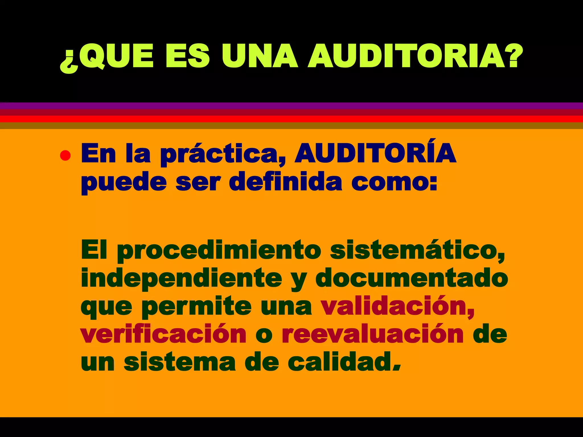 Que Es Una Auditoria Ppt