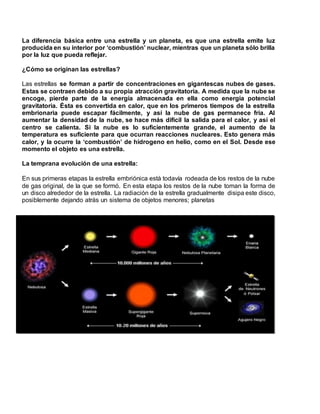 Que es una estrella | DOCX