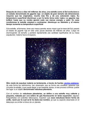 Que es una estrella | DOCX