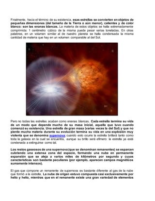 Que es una estrella | DOCX