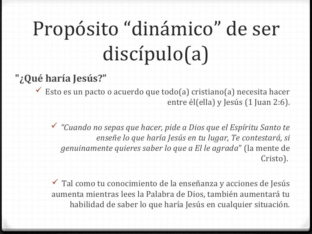 Que es un discipulo