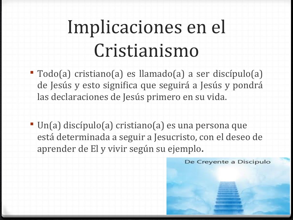 Que es un discipulo