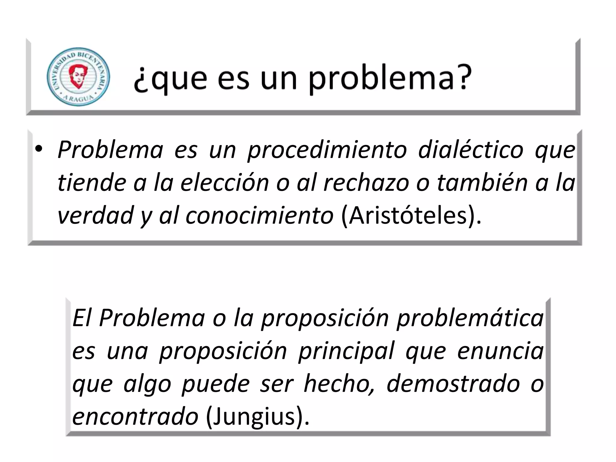 Que es un problema | PPT