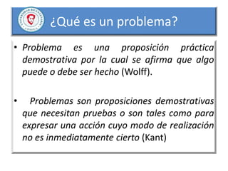 Que es un problema | PPT