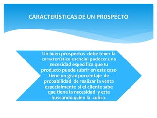 Que es un prospecto | PPTX