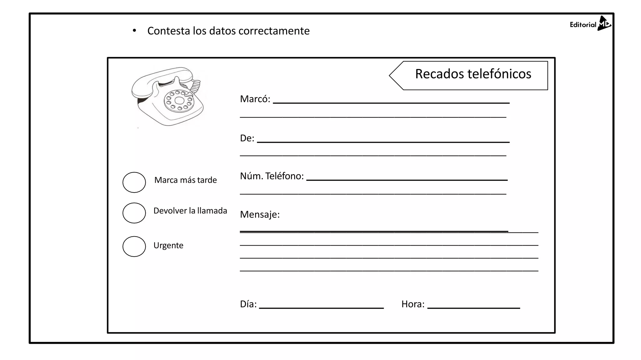 Que es un recado para niños | PDF