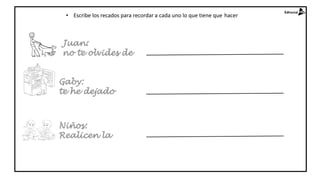 Que es un recado para niños | PDF