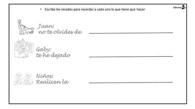 Que es un recado para niños | PDF