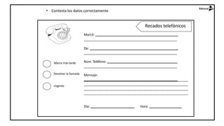 Que es un recado para niños | PDF