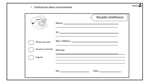 Que es un recado para niños | PDF