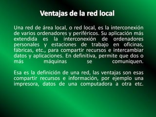 Que Es Un Red Local | PPTX