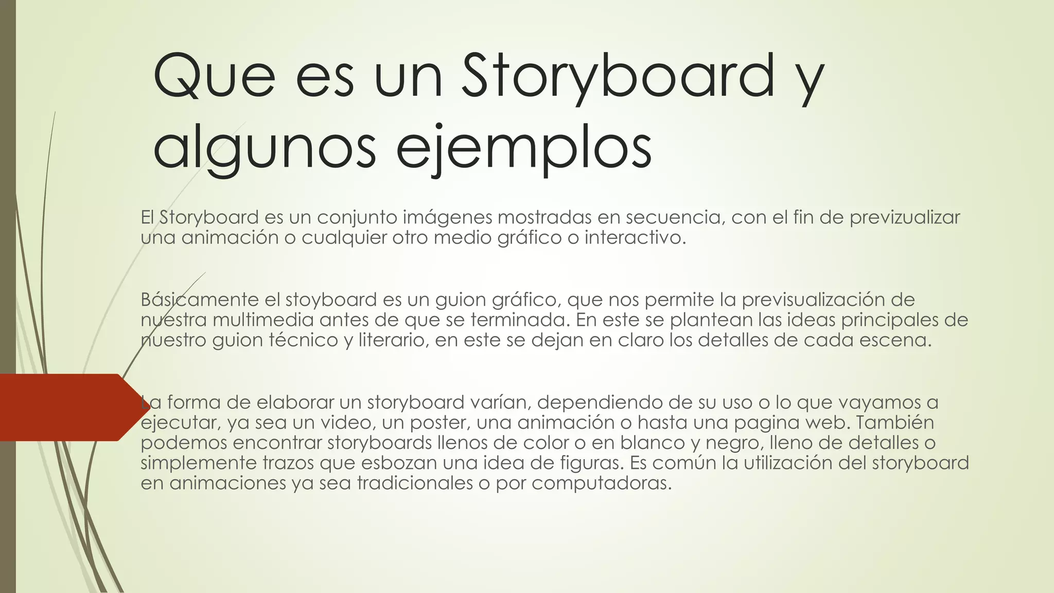 Que es un storyboard y algunos ejemplos | PPTX