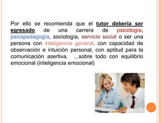 Que es un tutor | PPTX