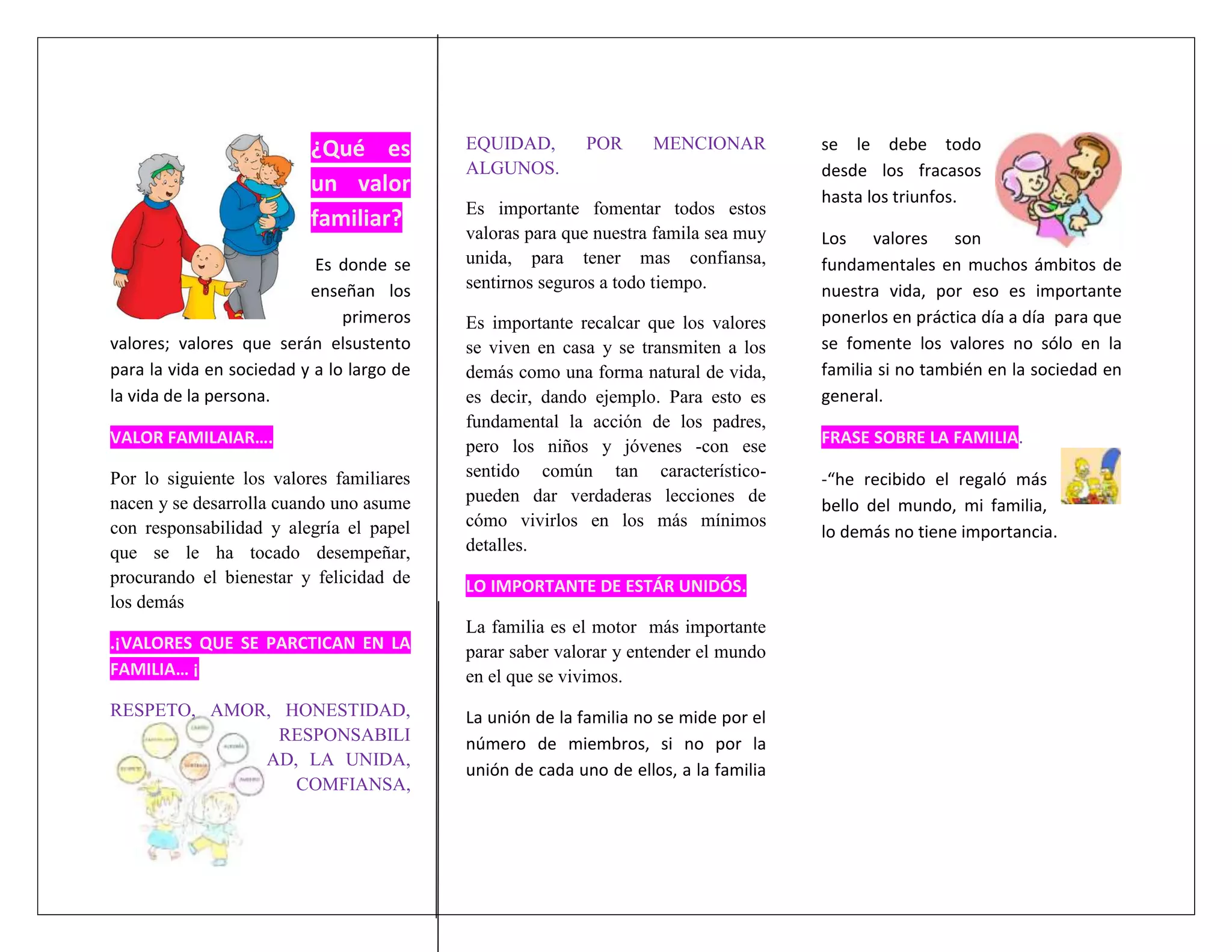 Que es un valor 2 | DOCX