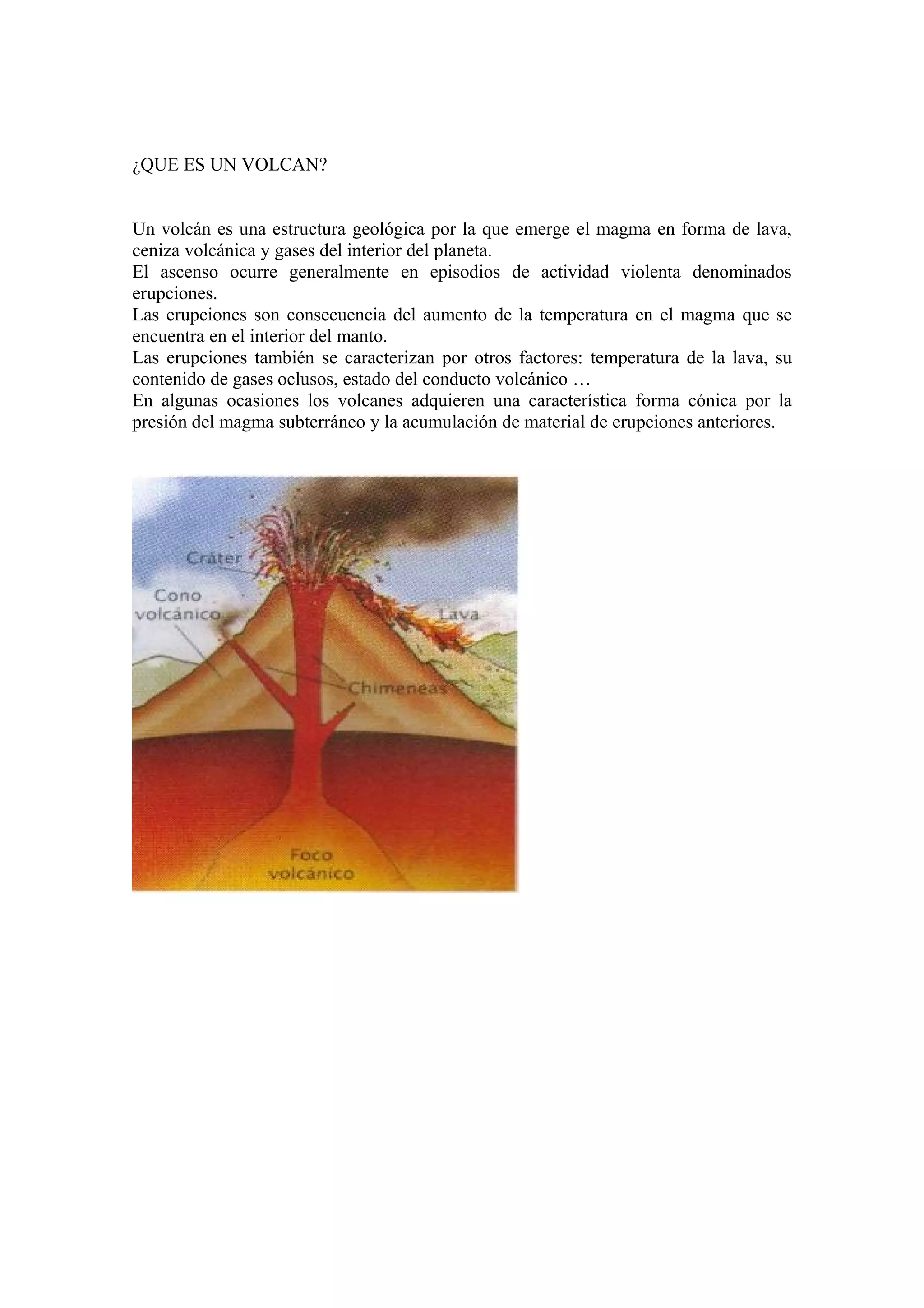 Que es un volcan | DOC