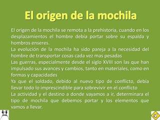 Que hay en la mochila de tu vida | PDF