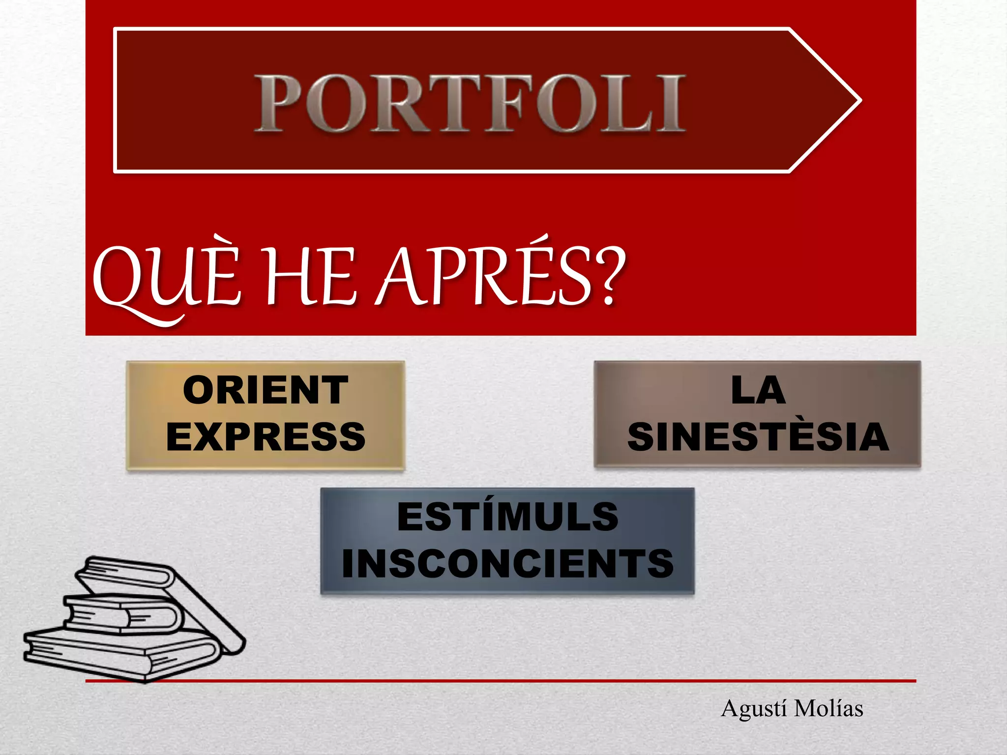 Portfoli - 3r trimestre Agustí Molías | PPTX