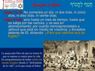 Quejas a Dios | PPT | Judaism | Religion & Spirituality