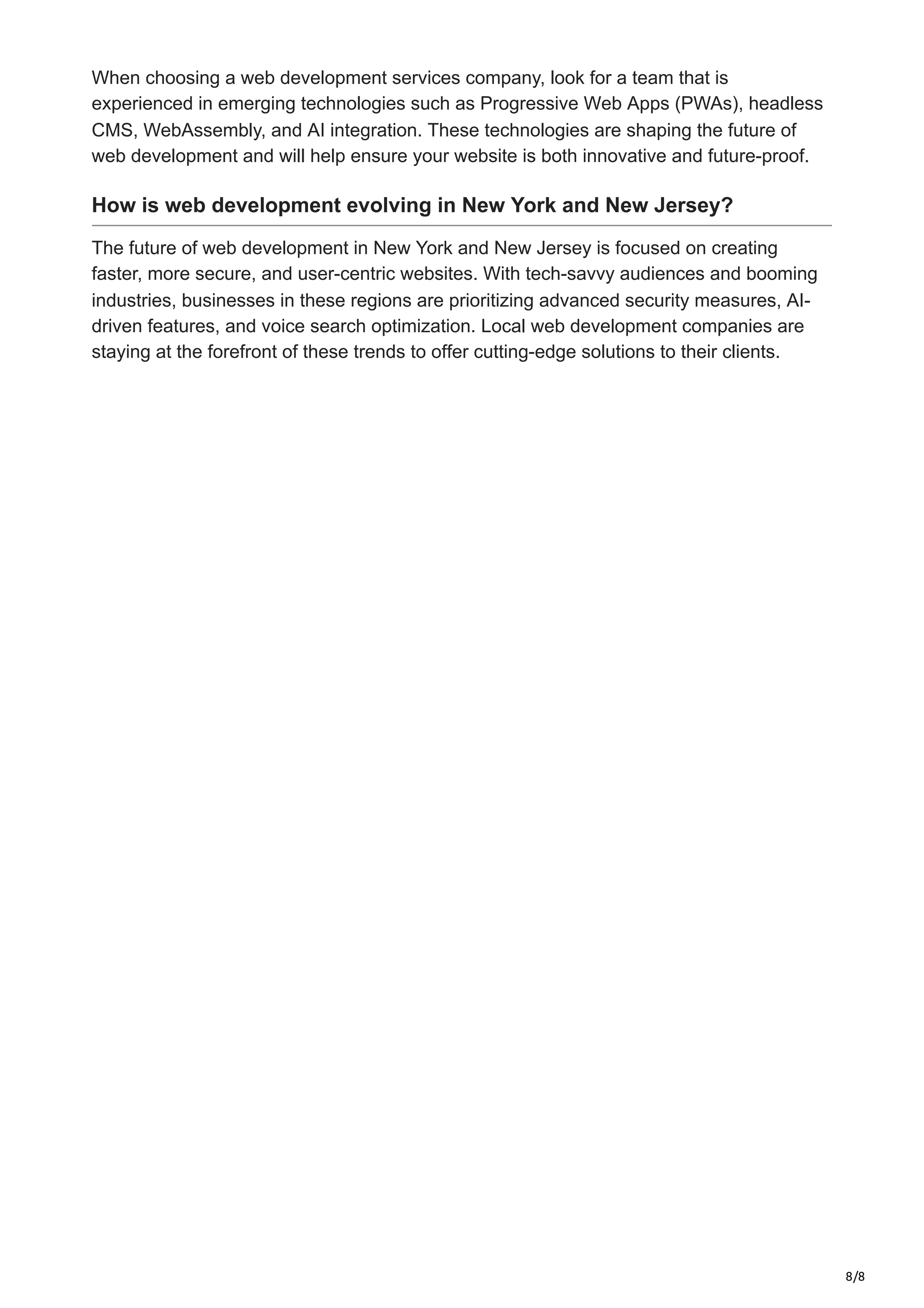 Future Of Web Development Emerging Trends For 2024 Pdf
