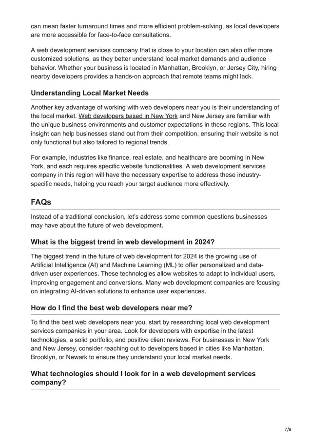 Future Of Web Development Emerging Trends For 2024 Pdf