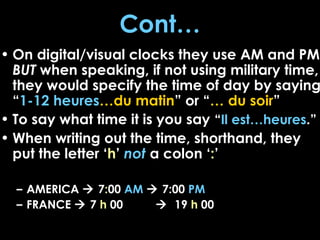 Quelle heure est-il? | PPT