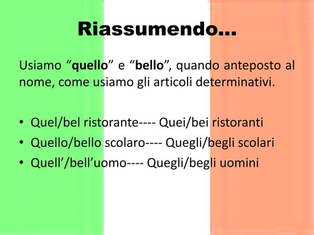 Quello e bello.ppt3