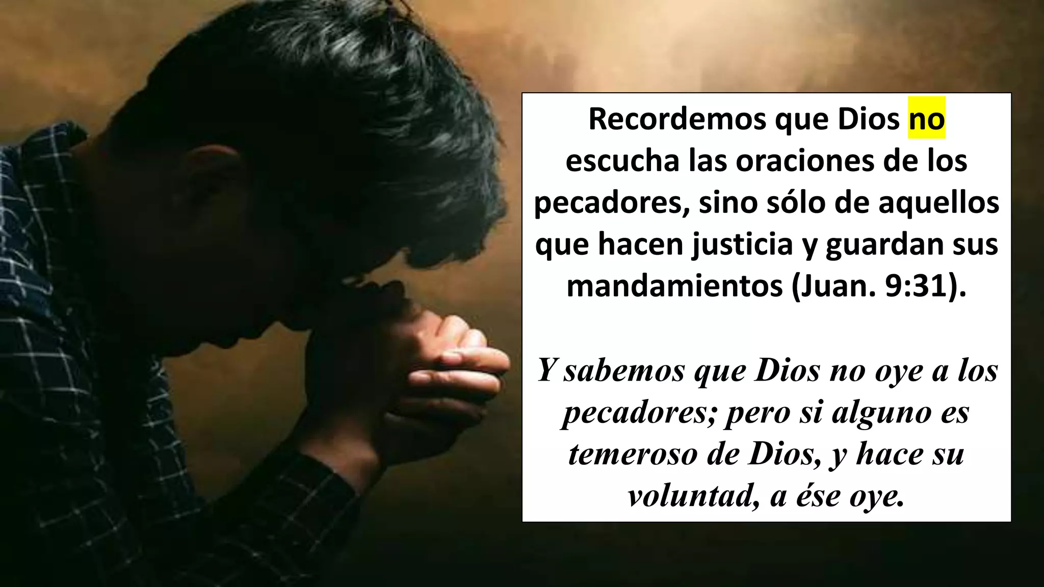 "Que los hombres levanten manos santas" | PPT