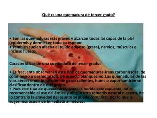 Quemadura diapositiva | PPTX