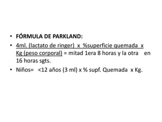 Quemaduras | PPTX