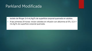 QUEMADURA VIA AEREA EN AREA DE URGENCIAS | PPTX