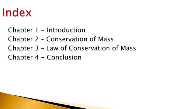 LAW OF CONSERVATION OF MASS | PPTX | Chemistry | Science