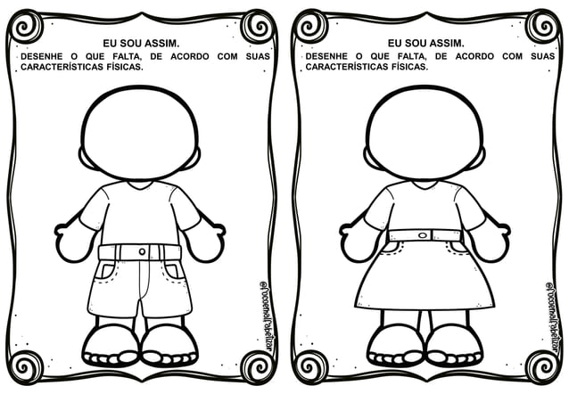 Atividades QUEM SOU EU para a Educação Infantil | PDF