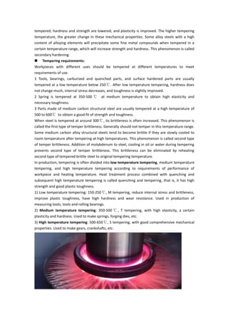 Quenching, tempering, normalizing, annealing, do you know clearly? | PDF