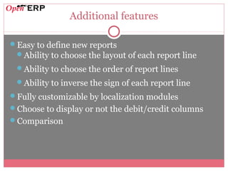 OpenERP - New financial reports | PPT