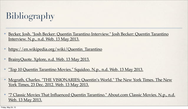 Quentin tarantino | PPT