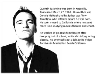 Quentin tarantino | PPTX