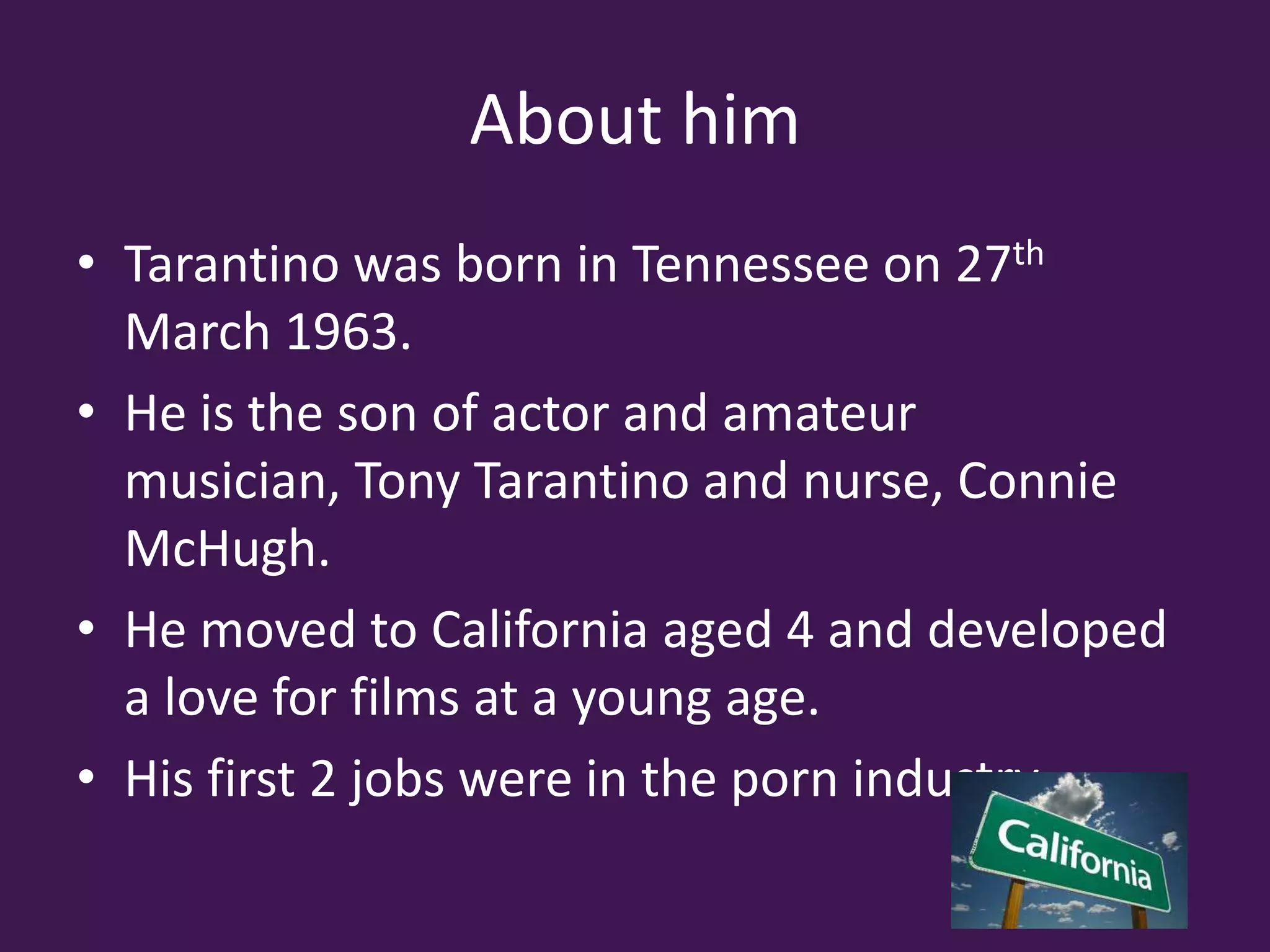 Quentin tarantino | PPTX