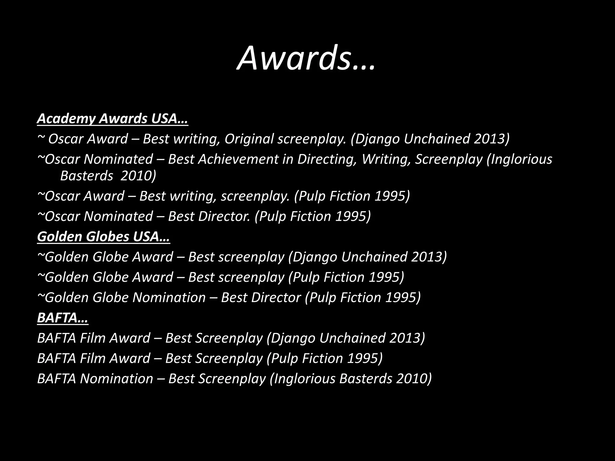 Quentin tarantino | PPTX