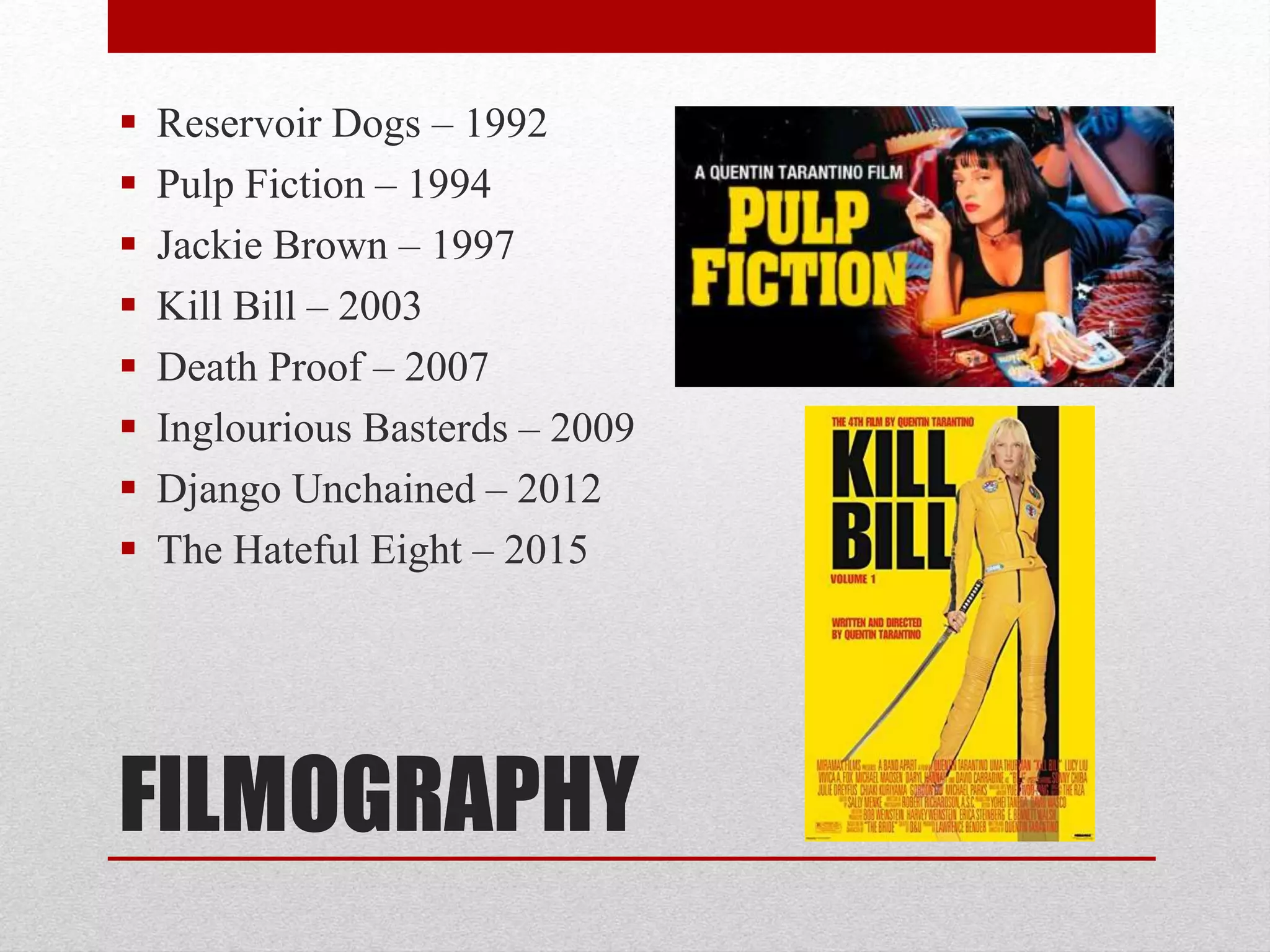 Quentin tarantino | PPTX