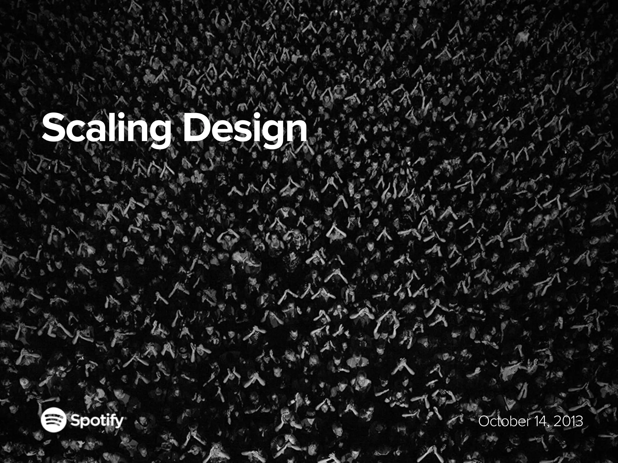 Quenton Cook : Scaling Design : Lightning Talk | PDF