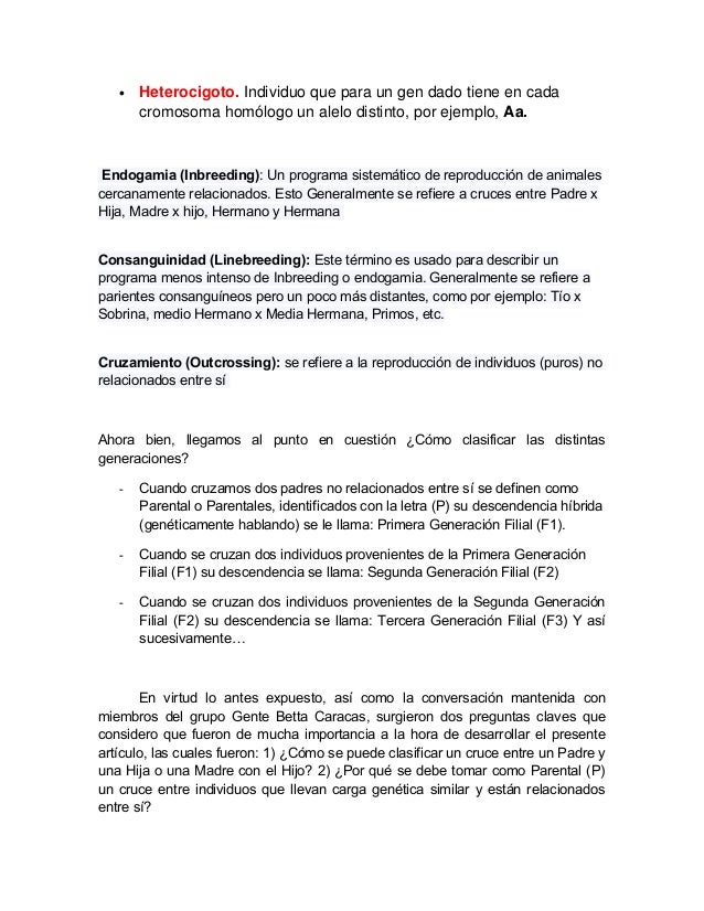 Que Es La Primera Generacion Filial F2 - Descargar Mp3