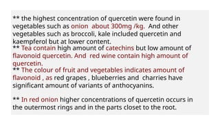 Antioxidant properties of quercetin secondary metabolites.pptx