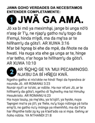 Queretaro Otomi Gospel Tract - You Can Be Sure of Heaven | PDF | Christianity | Religion ...