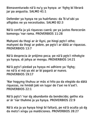 Queretaro Otomi True Riches Tract | PDF