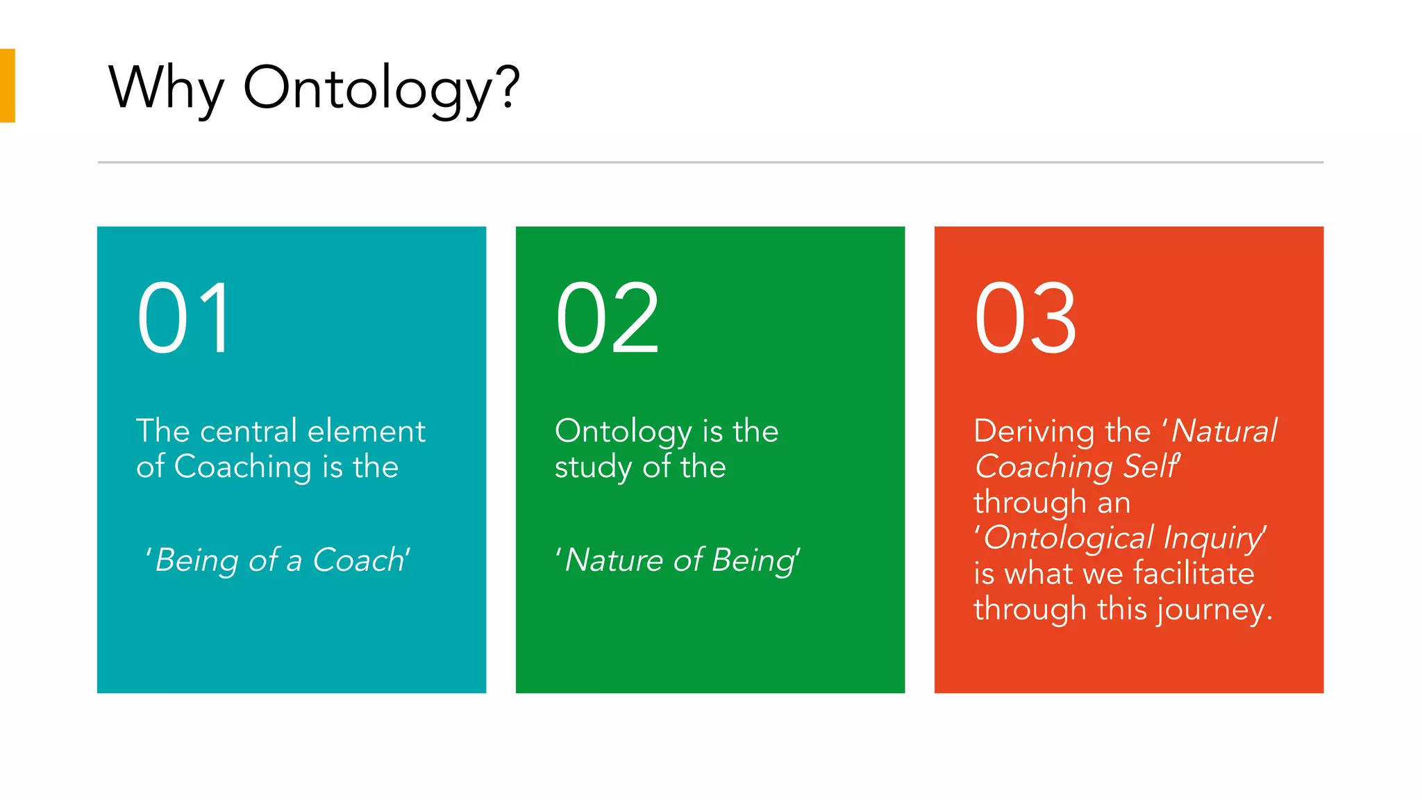 ACTP Coach Training (Using Ontological Inquiry) | PPT