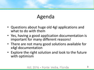 Querix 4 gl app analyzer 2016 journey to the center of your 4gl ...