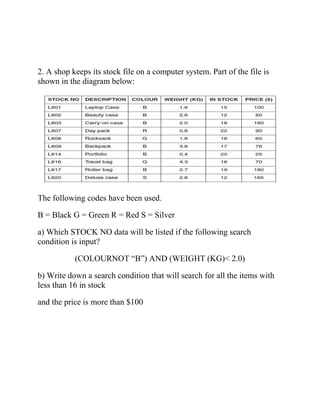 Exercise : Complex Query | DOCX