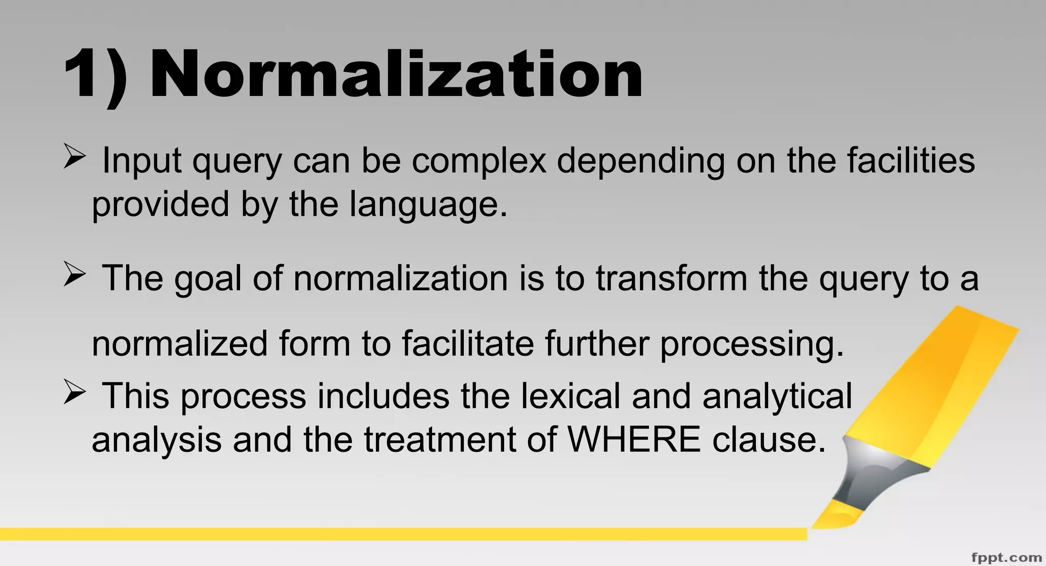 Query Decomposition And Data Localization Ppt Databases Computer Software And Applications