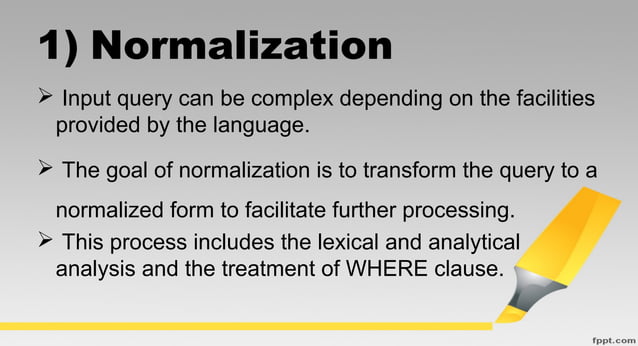 Query Decomposition And Data Localization Ppt Databases Computer