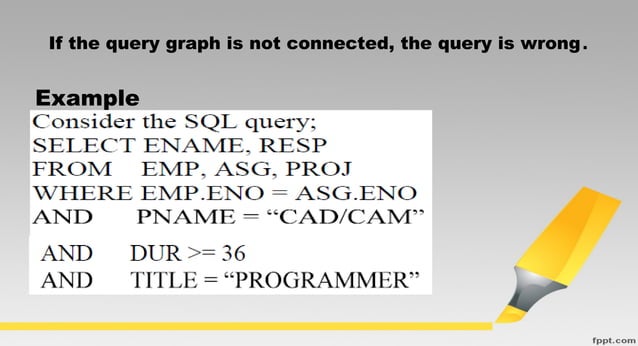 Query Decomposition And Data Localization Ppt 